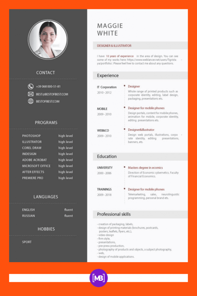 Best Reverse Chronological Resume Template - Just $5