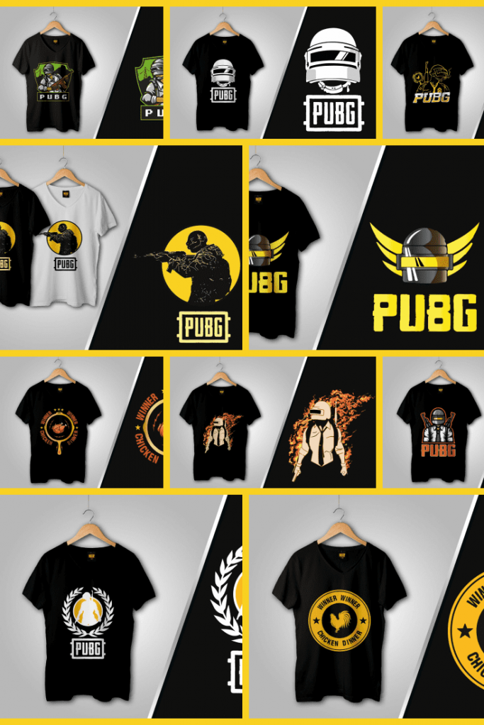 20+ Pubg T-Shirt design for Man and Woman – MasterBundles