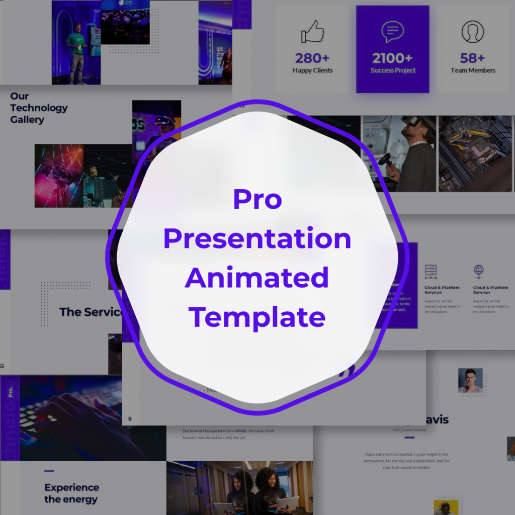 Pro Presentation Animated Template - MasterBundles