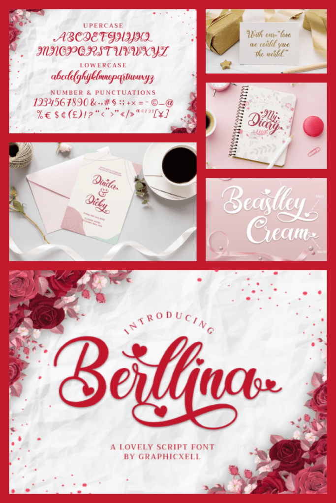 Berllina Love Sculpture Font