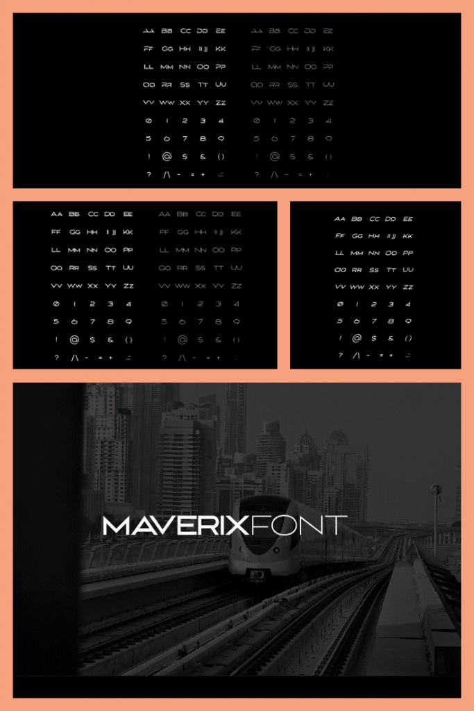 MAVERIX Tall Sans Serif Font | Master Bundles