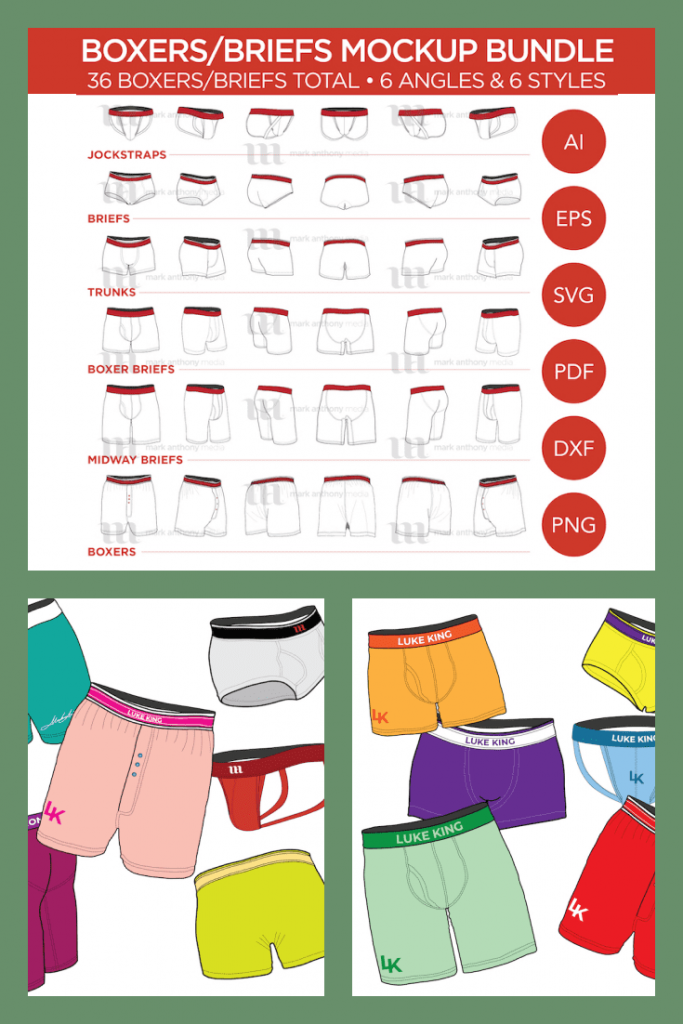 Boxer Briefs Mockup Template – MasterBundles