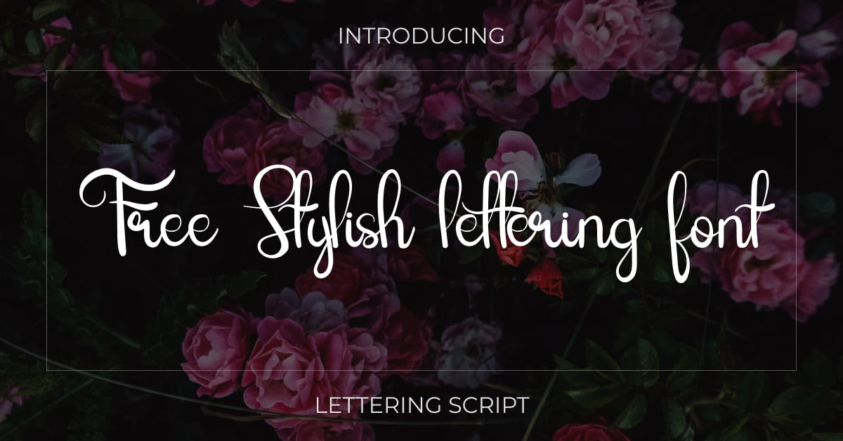 Free Lovely Lettering Font – MasterBundles