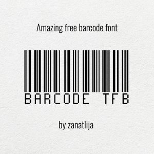 Amazing Free Barcode Font – MasterBundles
