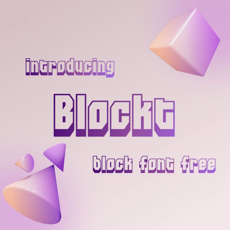 Blockt Block Font Free – MasterBundles