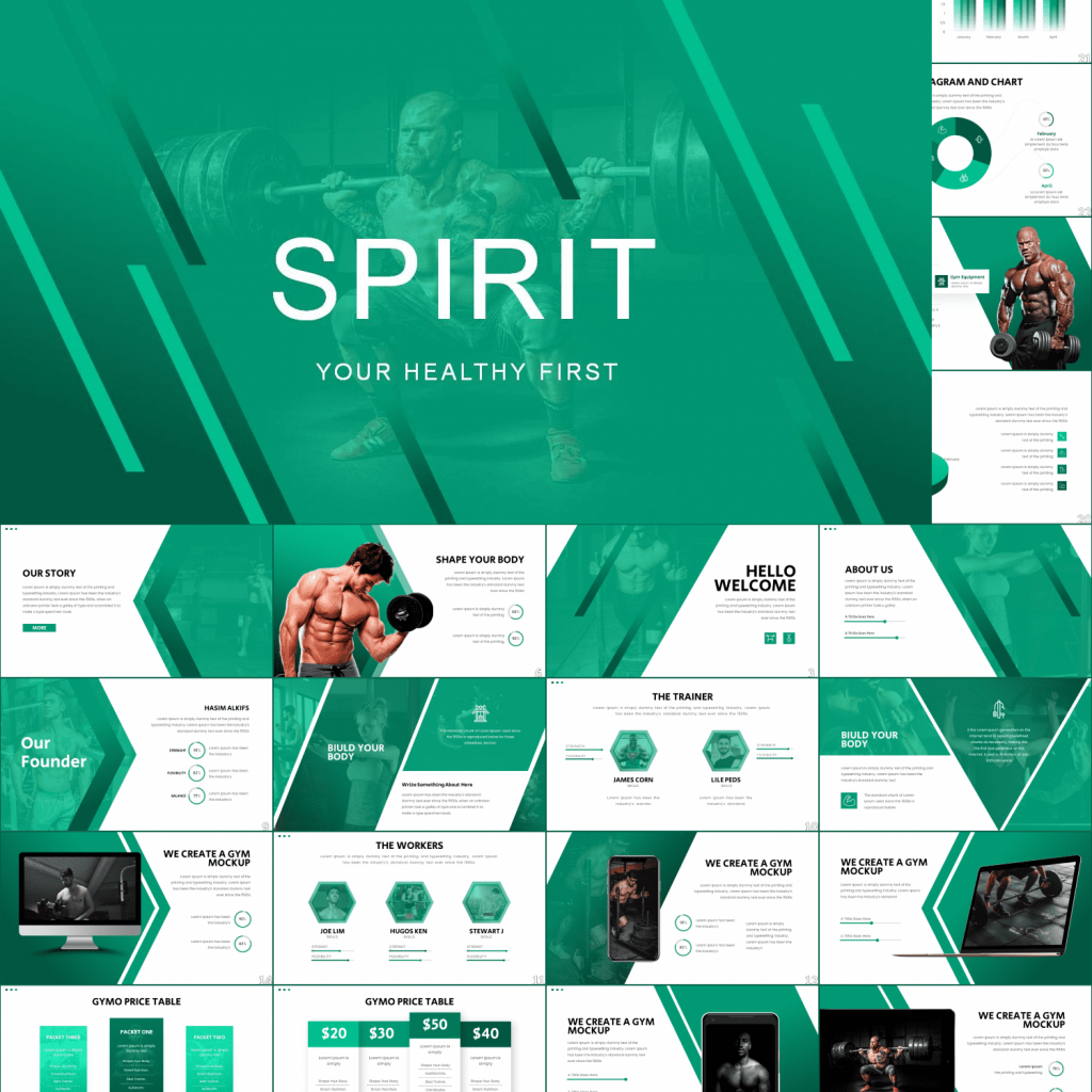 Health Presentation: Powerpoint, Keynote, Google Slides