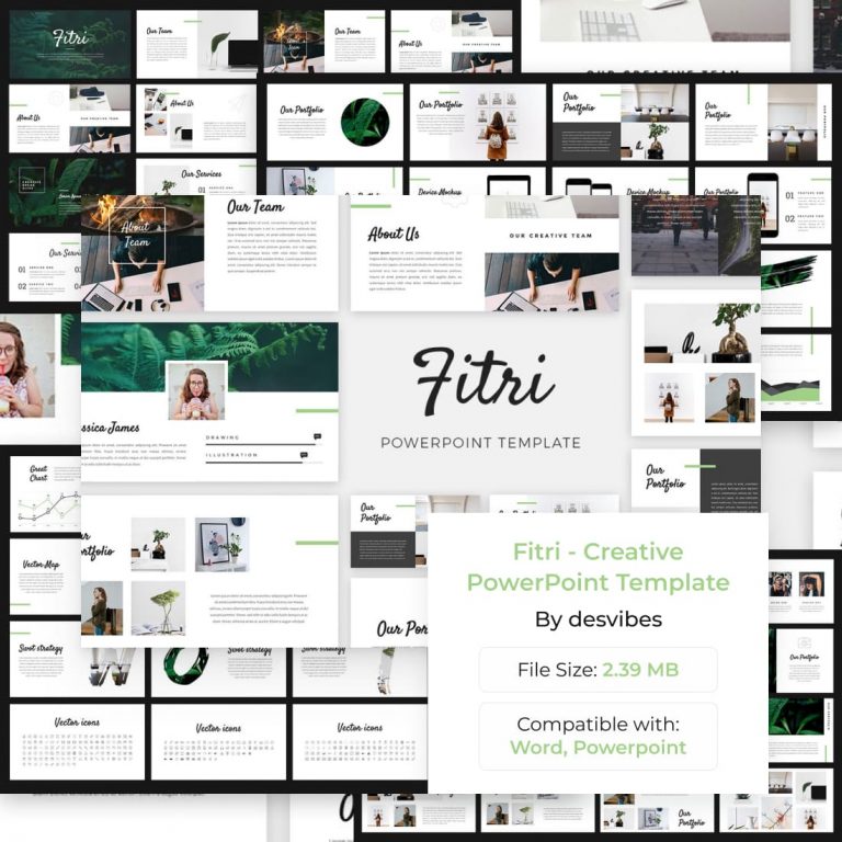 MACA A4 Vertical Powerpoint Template – MasterBundles