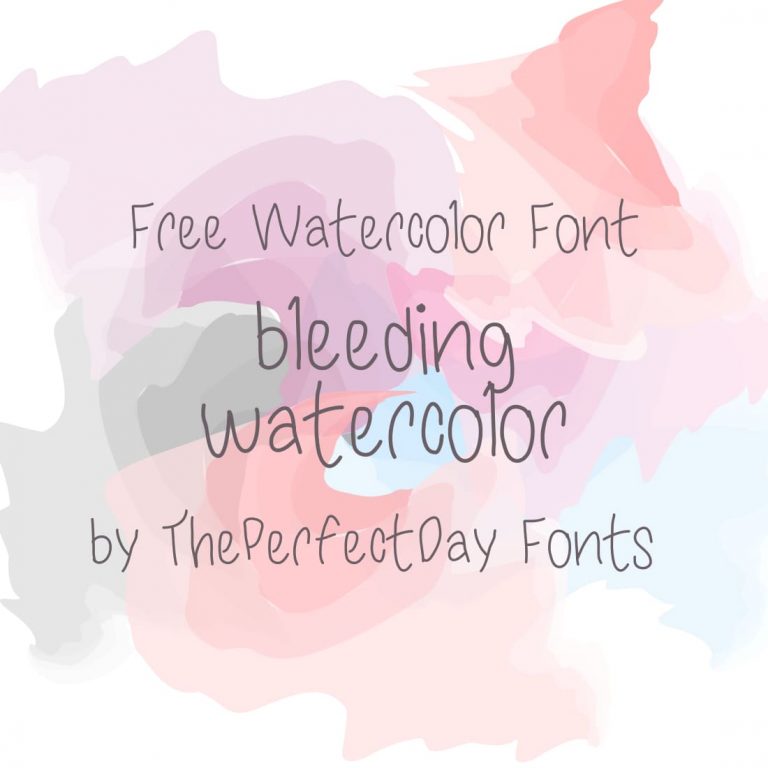 Free Watercolor Font – MasterBundles