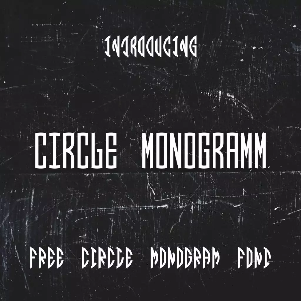15 Best Circle Monogram Fonts in 2023: Free and Premium – MasterBundles