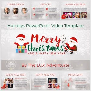 Holidays PowerPoint Video Template – MasterBundles