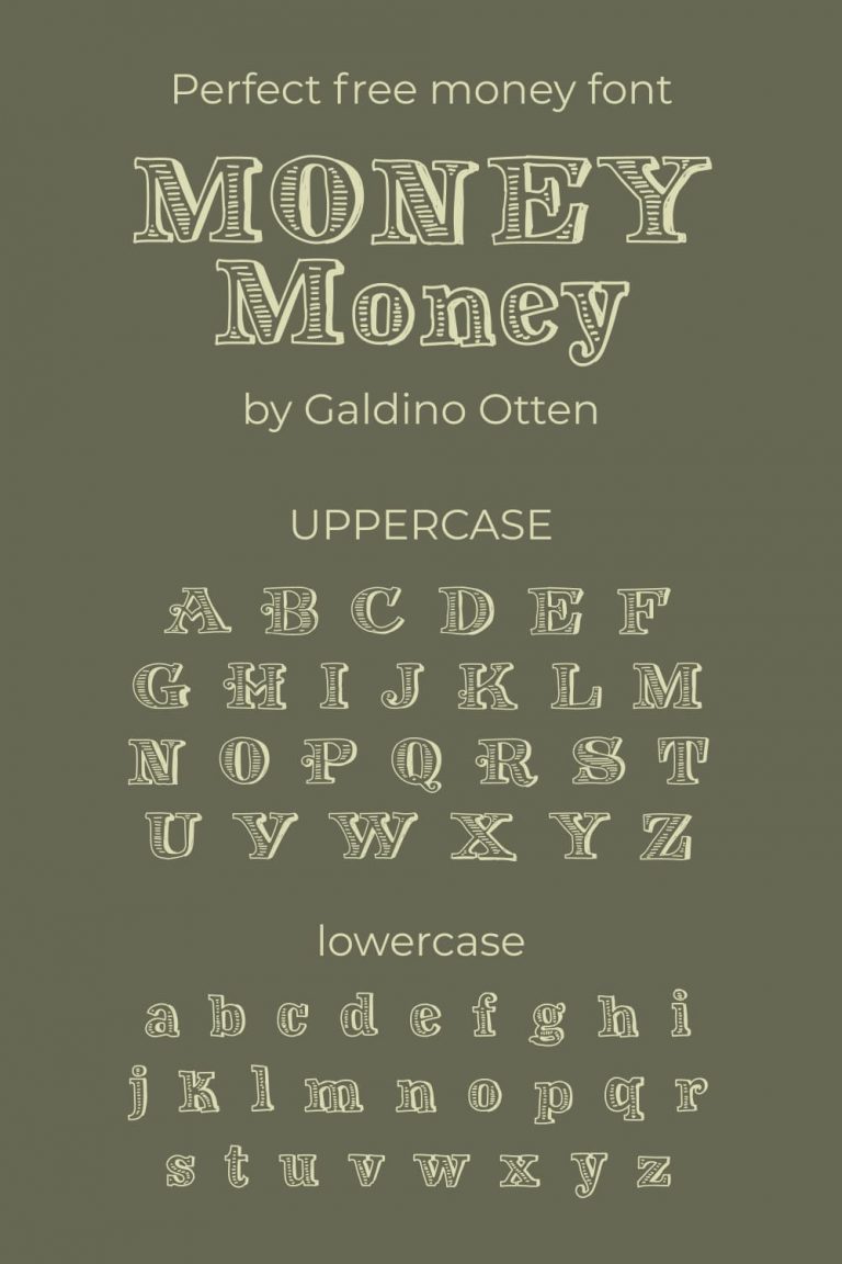 Perfect Free Money Font – MasterBundles
