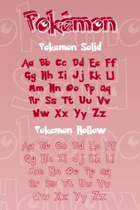 Pokémon Free Pokemon Font | Master Bundles