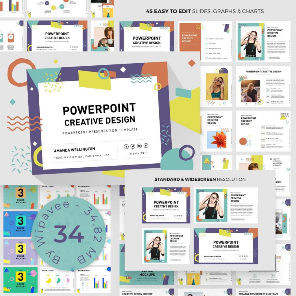PowerPoint Creative Design Template MasterBundles