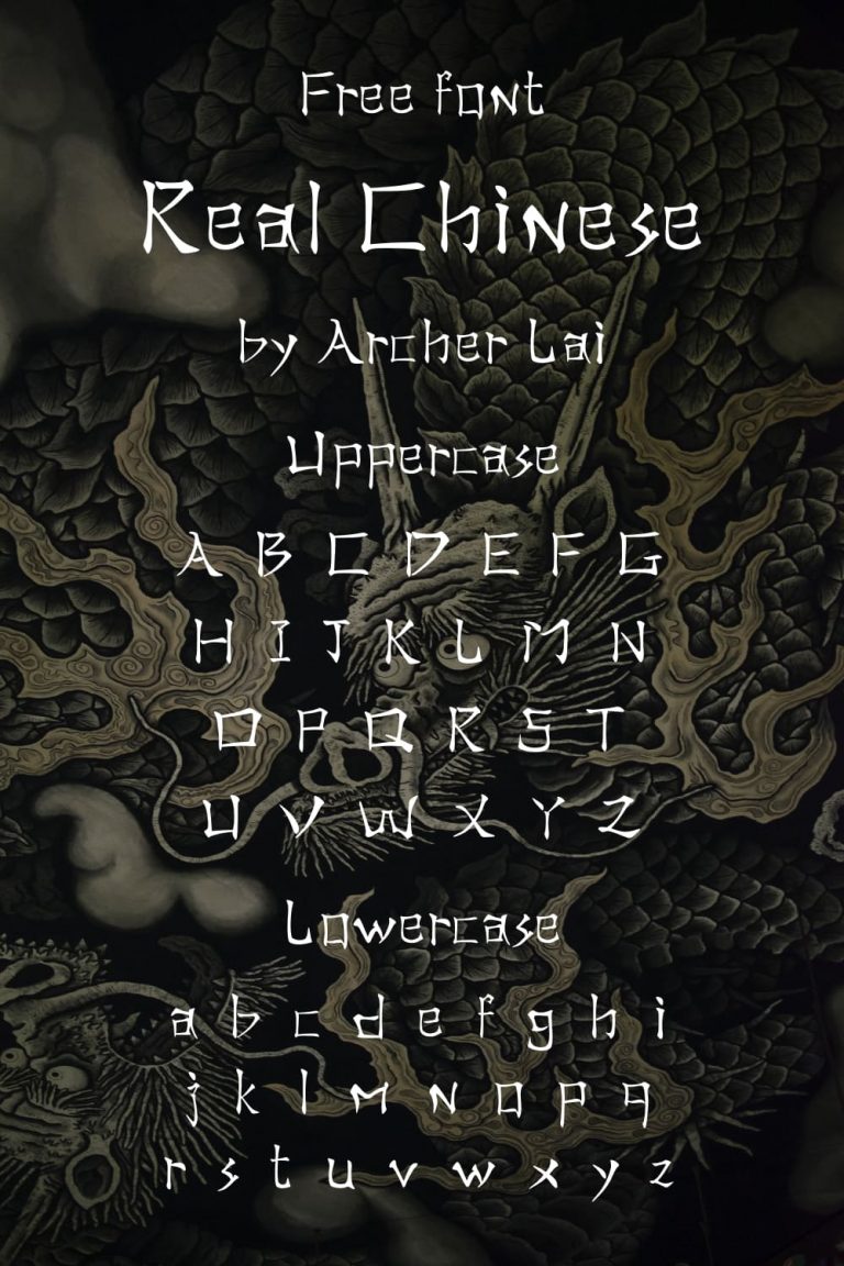 Real Chinese Free Font – MasterBundles
