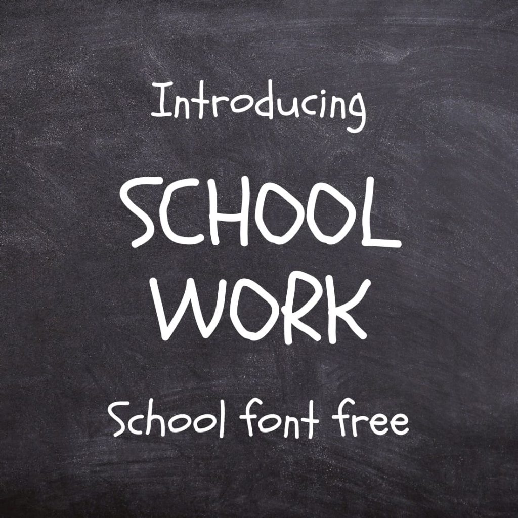 Free Font for teachers