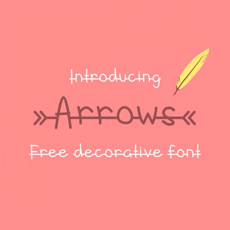 Arrow Font Free – MasterBundles