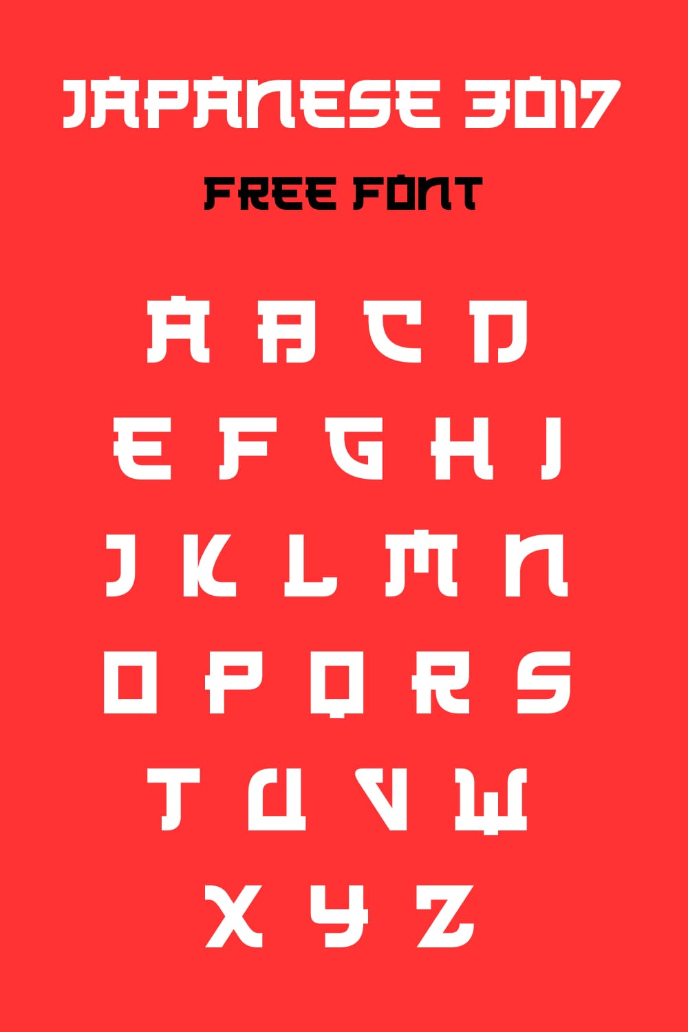 Free Japanese Font – MasterBundles