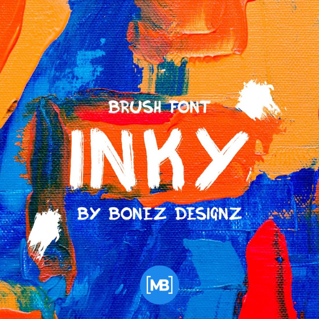 Bad Ink Ink Free Font – MasterBundles