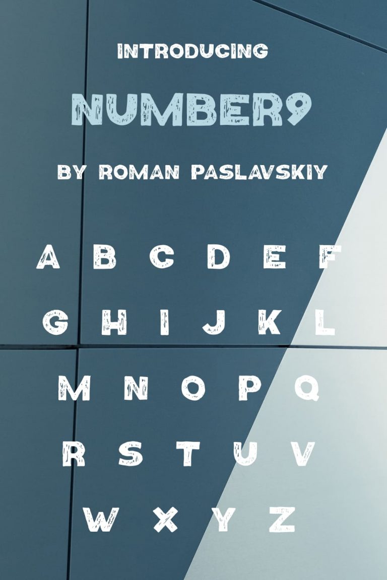 Number Font Free | MasterBundles