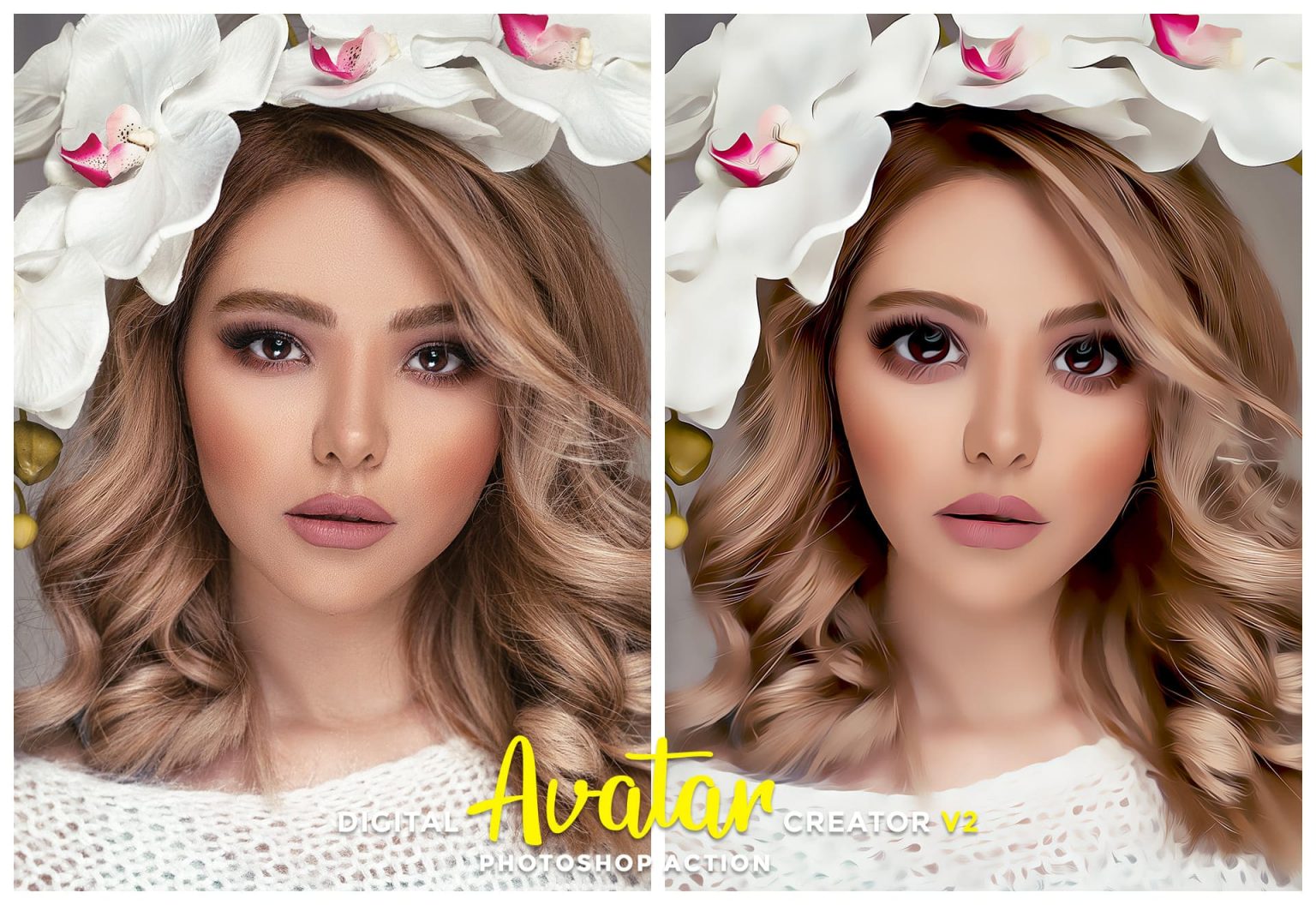 Modern Art Painting - 19 in 1 Photoshop Action Bundle – MasterBundles