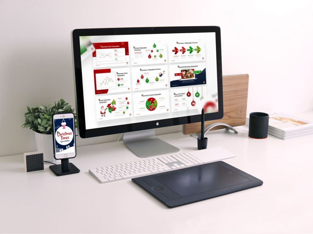 Christmas Times PowerPoint Template – MasterBundles