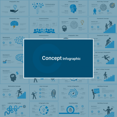 Concept Infographic Presentation: Powerpoint, Keynote, Google Slides