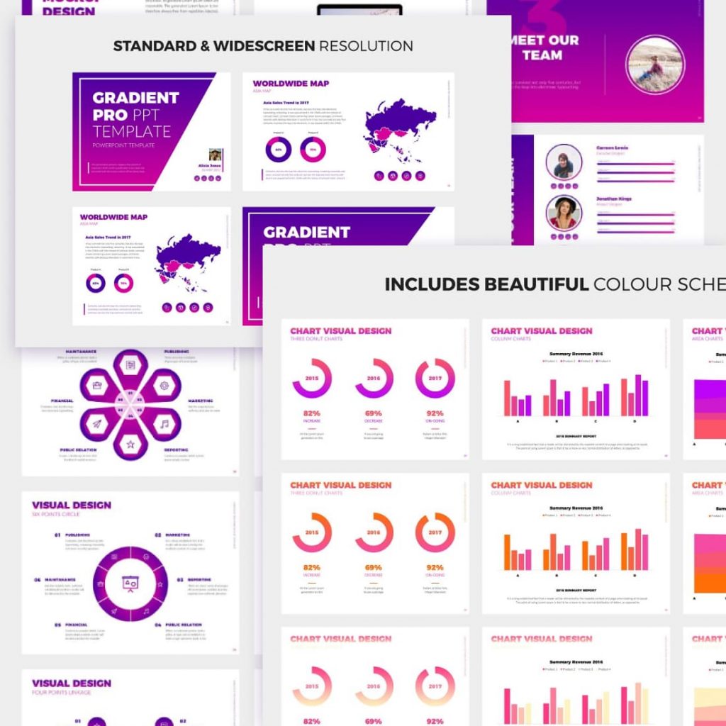 Gradient Pro PowerPoint Template – MasterBundles