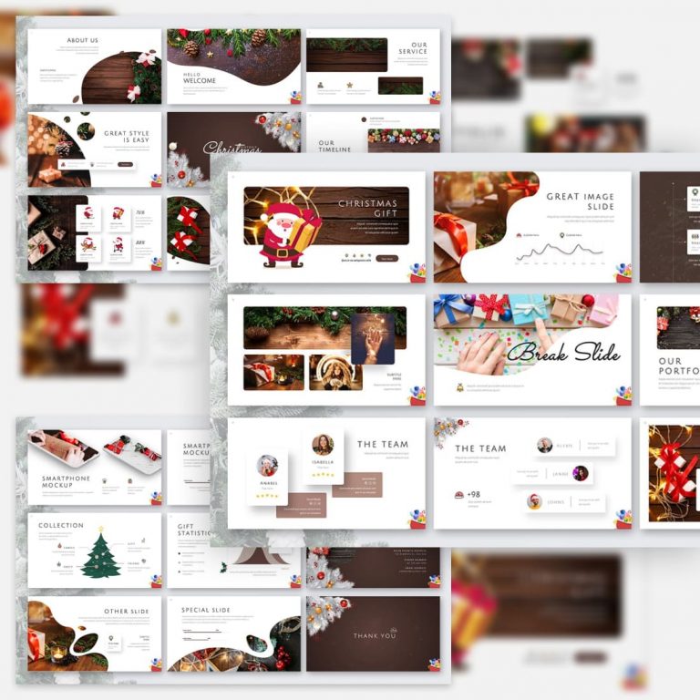 Holy Joly Christmas Powerpoint Template – MasterBundles