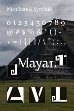 Mayan Typography - Maya Free Font – MasterBundles