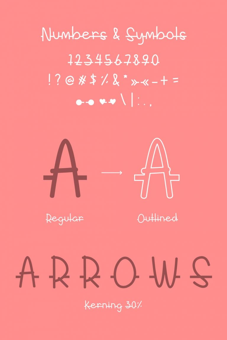 Arrow Font Free – MasterBundles