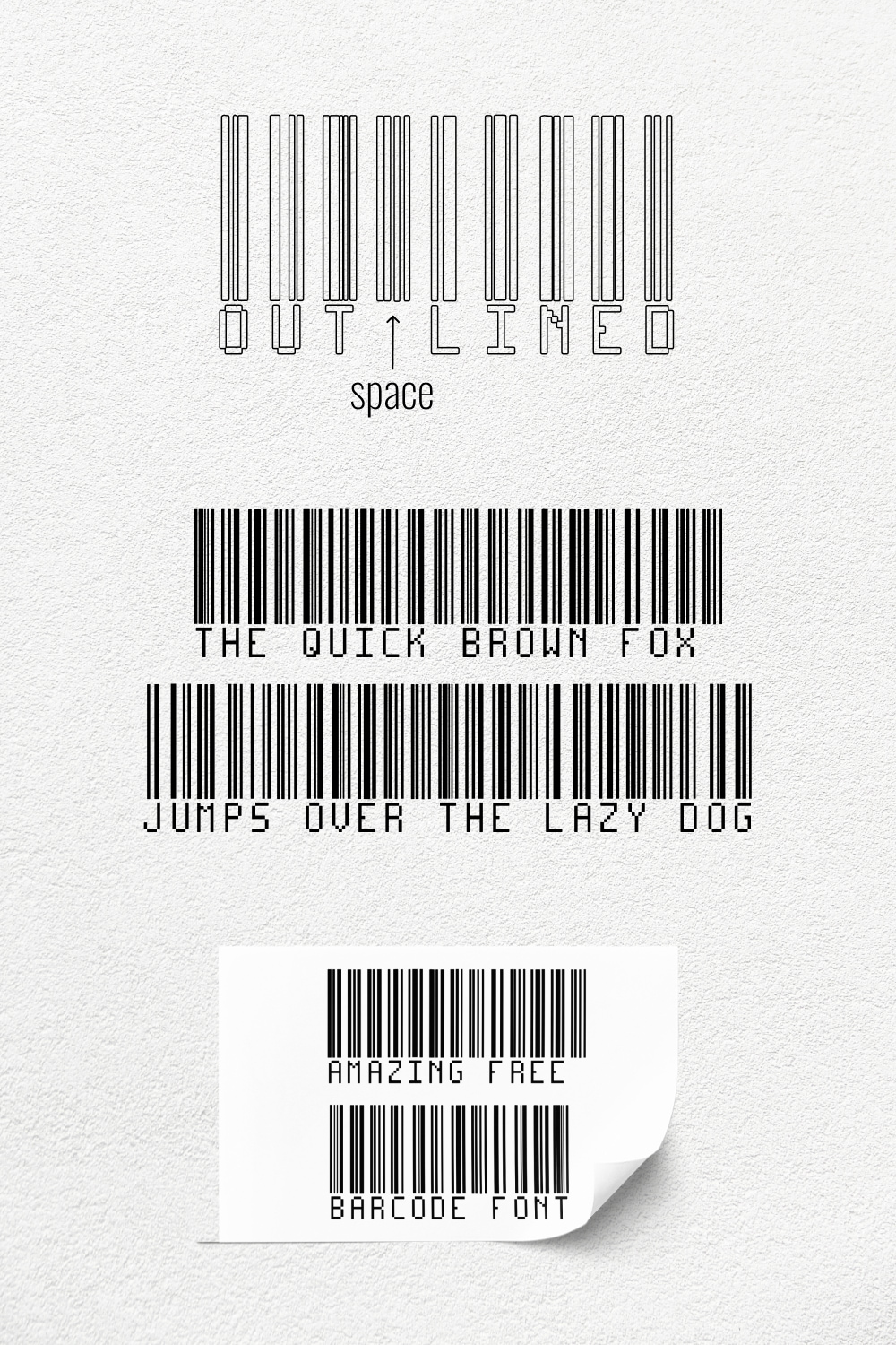 Amazing Free Barcode Font – MasterBundles