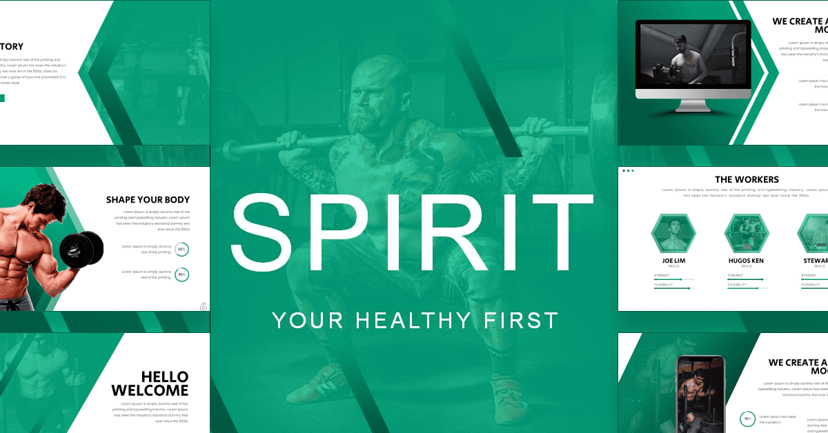 Health Presentation: Powerpoint, Keynote, Google Slides