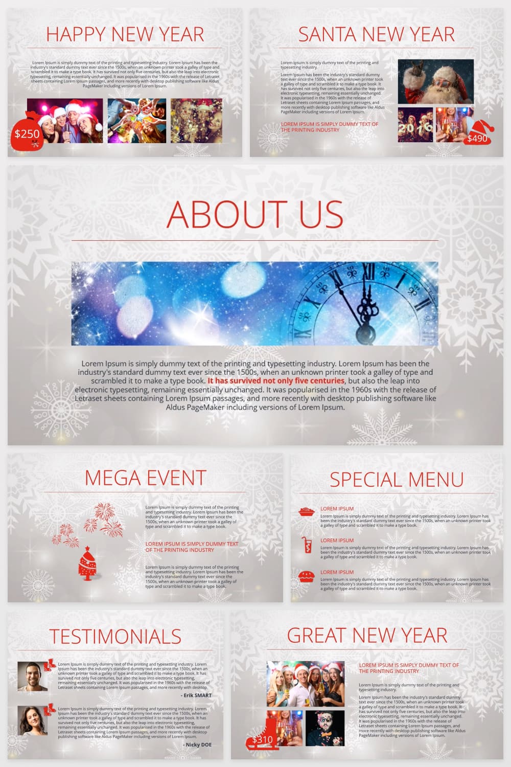 Holidays PowerPoint Video Template – MasterBundles