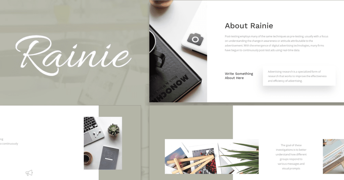 Advertising Presentation: Powerpoint, Keynote, Google Slides