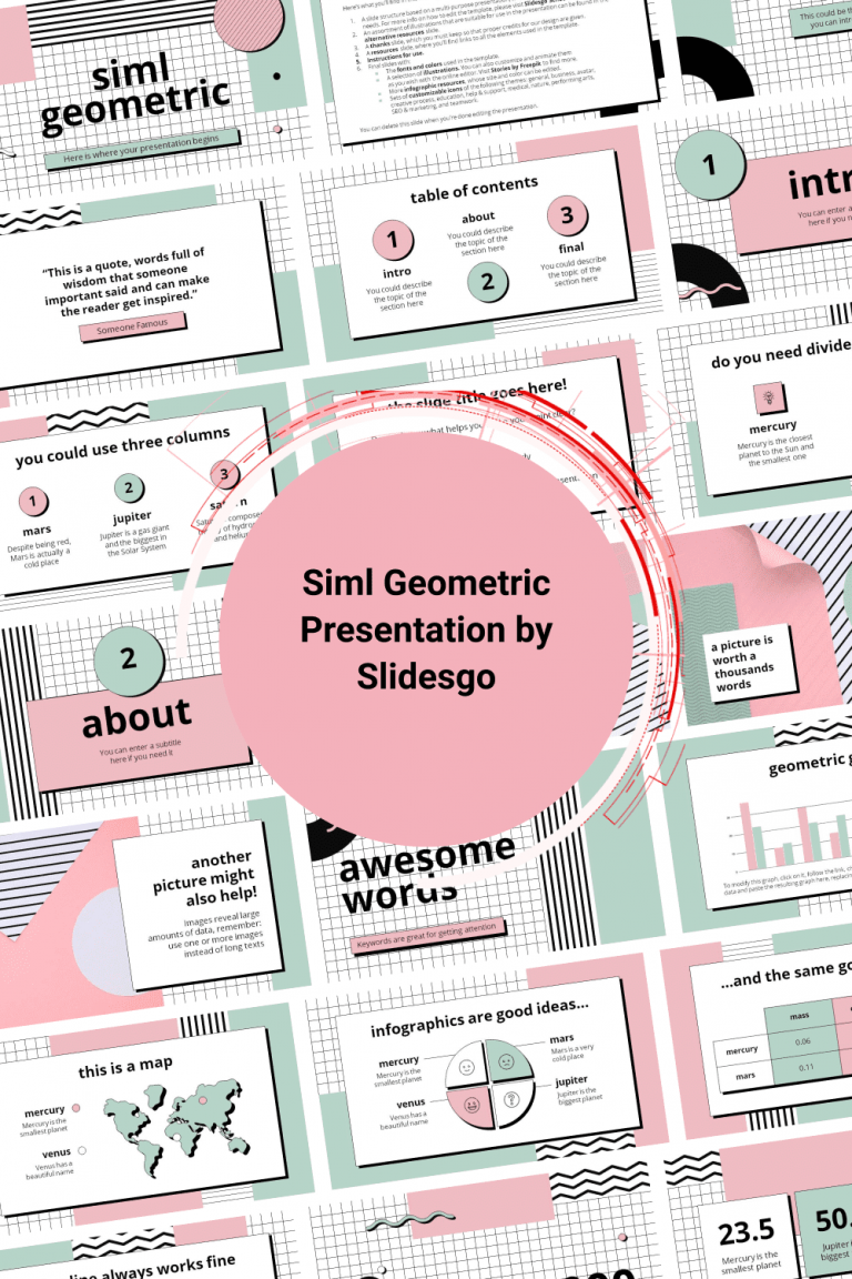 Free Siml Geometric Powerpoint Template – MasterBundles