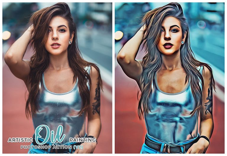 Modern Art Painting - 19 in 1 Photoshop Action Bundle – MasterBundles