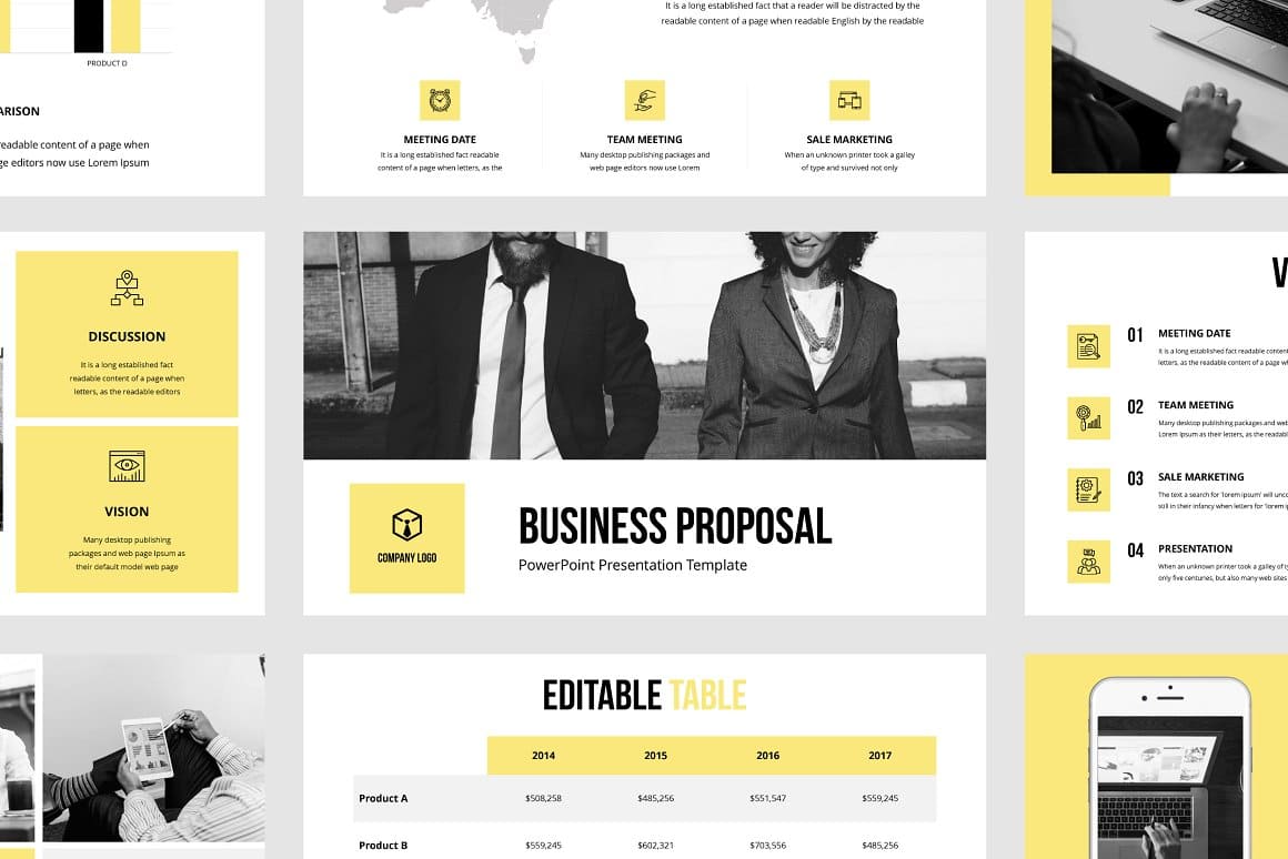 Business Proposal PPT Template – MasterBundles