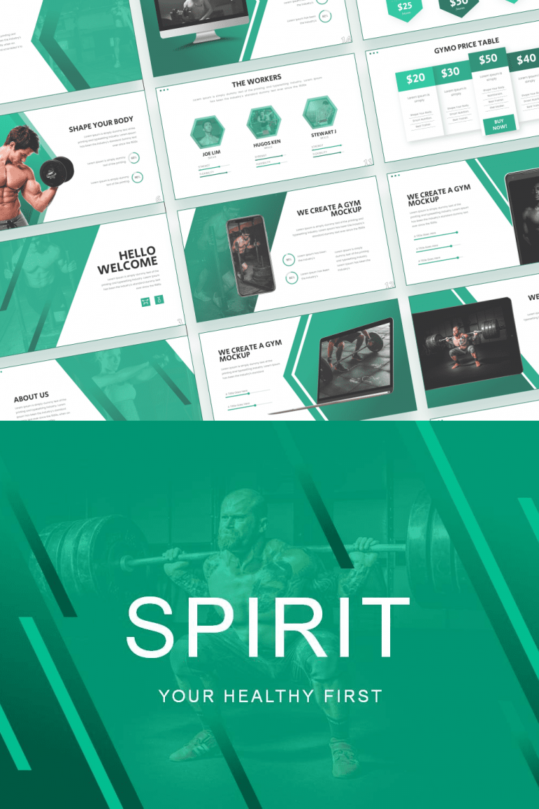 Health Presentation: Powerpoint, Keynote, Google Slides