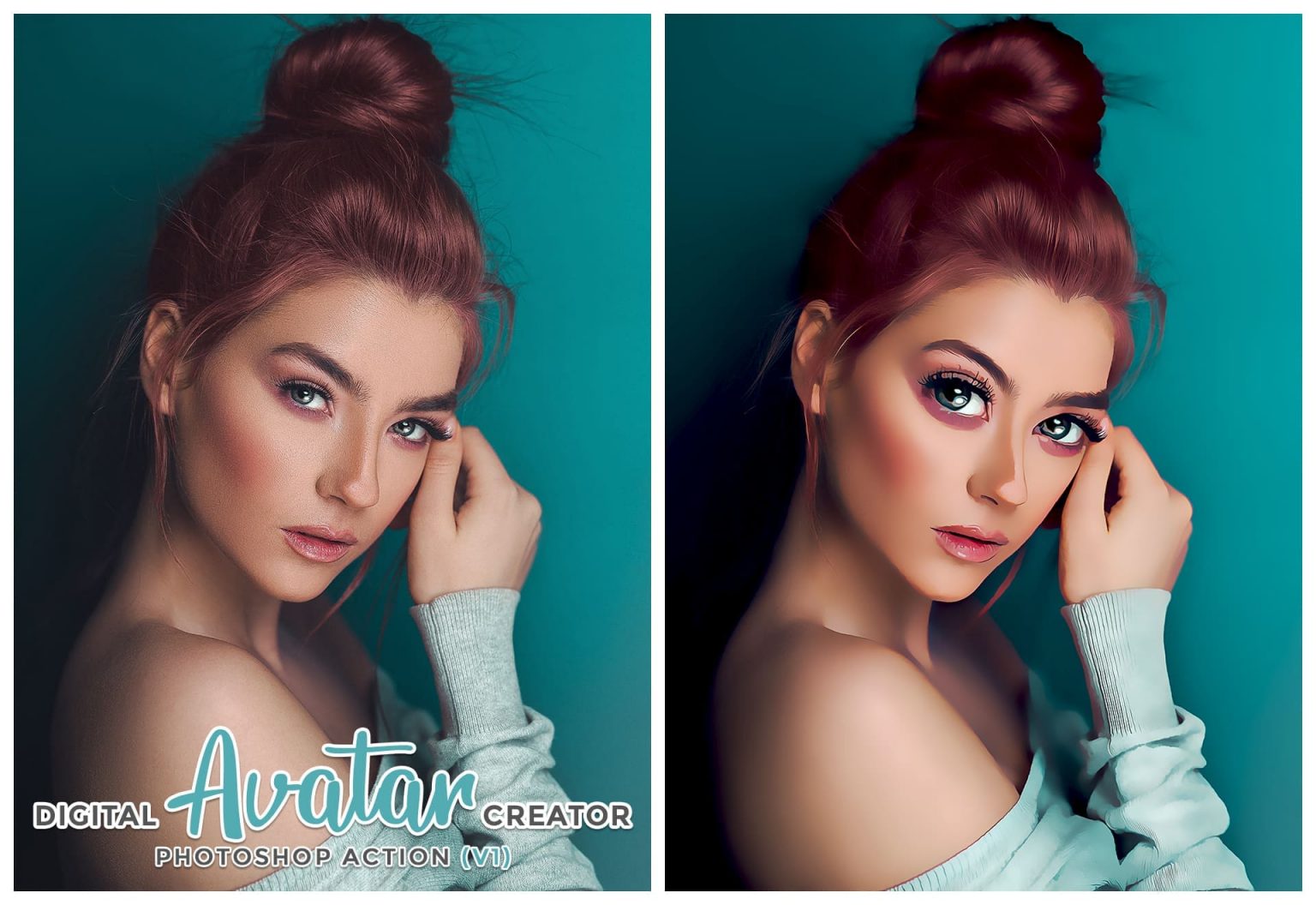 Modern Art Painting - 19 in 1 Photoshop Action Bundle – MasterBundles