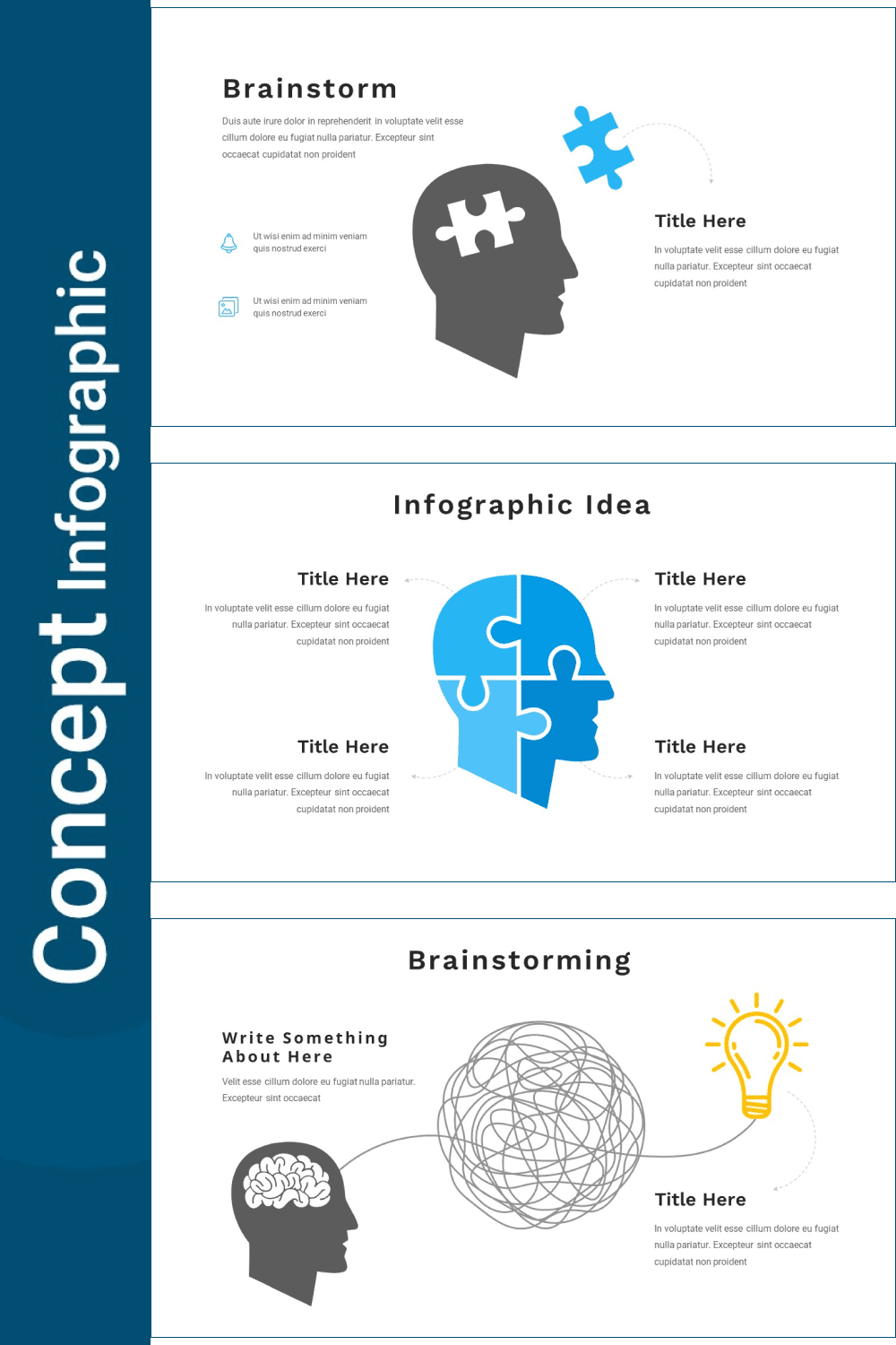 Concept Infographic Presentation: Powerpoint, Keynote, Google Slides