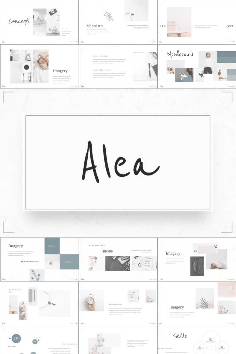 Minimalist Presentation: Powerpoint, Keynote, Google Slides