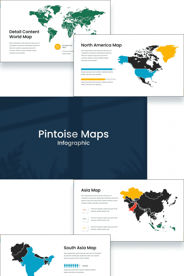 Maps Presentation: Powerpoint, Keynote, Google Slides – MasterBundles
