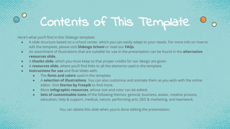 Free Science Education Center PowerPoint Template | Master Bundles