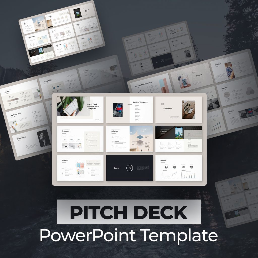 Pitch Deck PowerPoint Template – MasterBundles
