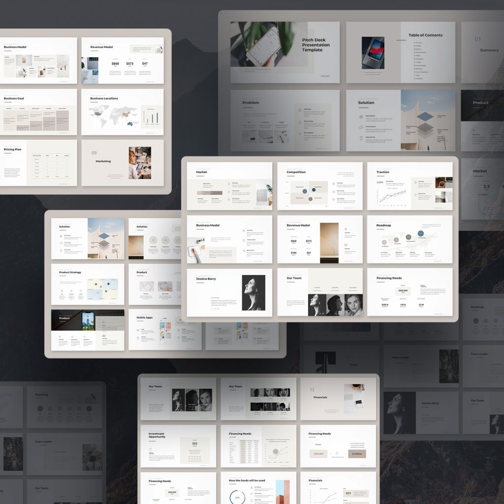 Pitch Deck PowerPoint Template – MasterBundles