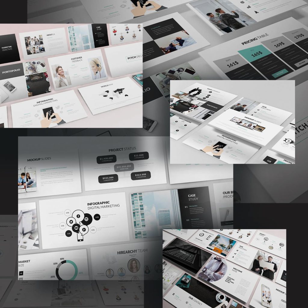 Pitch Deck Powerpoint Template – MasterBundles