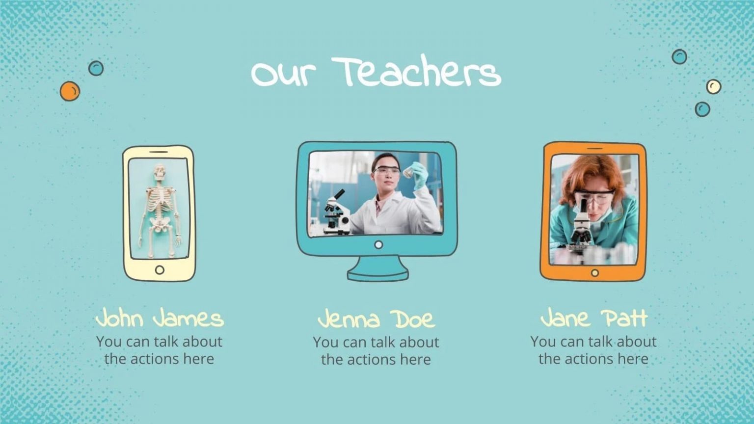 Free Science Education Center PowerPoint Template | Master Bundles