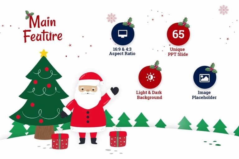 Christmas Times PowerPoint Template | Master Bundles