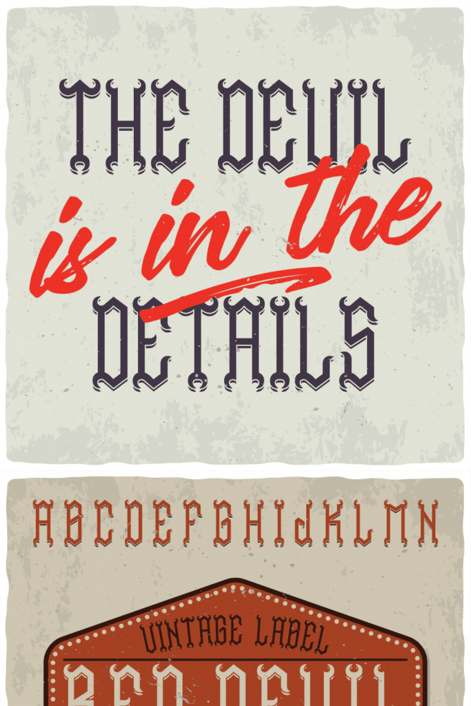 Red Devil Typeface - MasterBundles