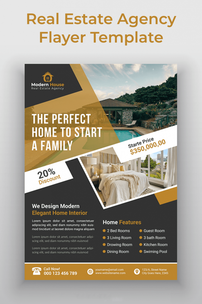 Real Estate Agency Flayer - MasterBundles